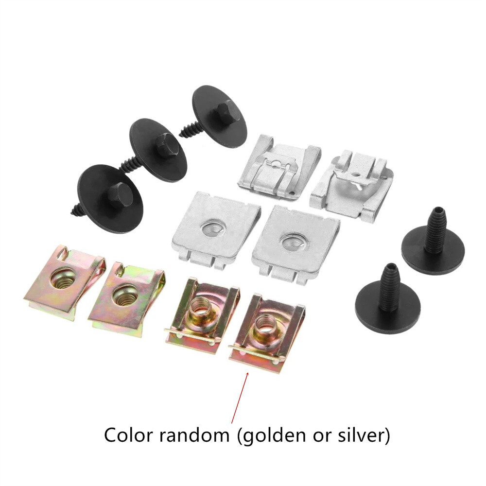 24Pcs Car Engine Undertray Fixing Clip Screws Fastener for Mercedes E ...