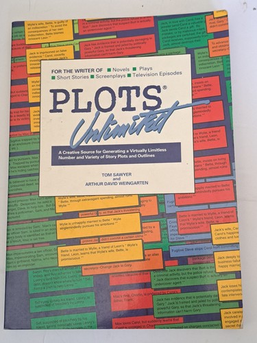 Plots Unlimited by Tom Sawyer And Arthur David Weingarten RARE | eBay