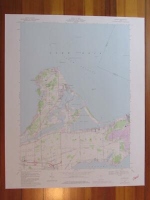 Gypsum Ohio 1980 Original Vintage USGS Topo Map | eBay