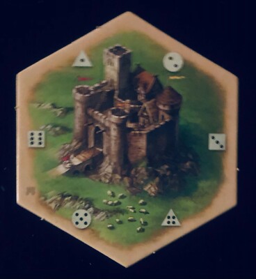 Catan Expansion Traders & Barbarians | Castle Hex Tile | Official Game ...