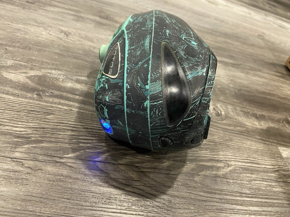 Lot of 2 - Dye Rotor Paintball Hoppers Blue Camo & Black/Teal with ...