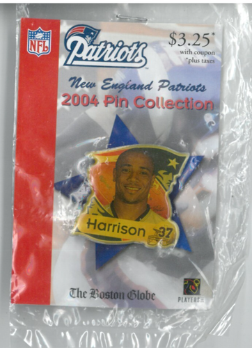 The Boston Globe New England Patriots 2004 Pin Collection #37 Rodney ...
