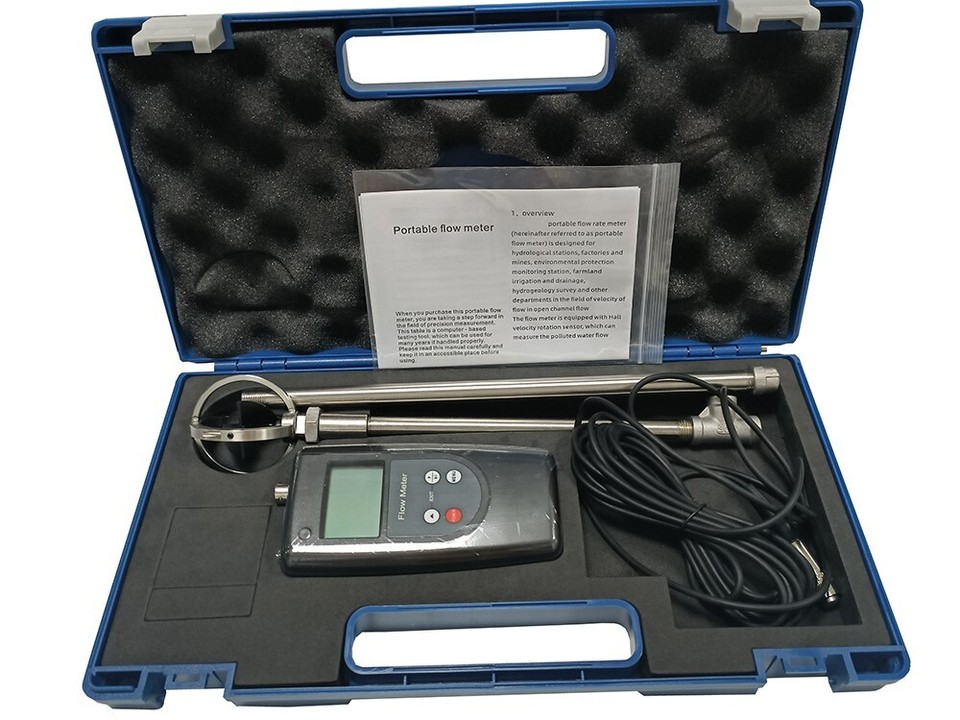 Digital Water Velocity Meter River Velocity Meter Flow Rate Sensor 0.01 ...