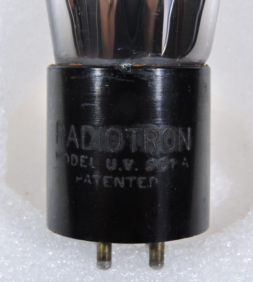 Vintage RVC UV-201A, UV201A Radiotron Vacuum Tube - 1920's Wireless ...