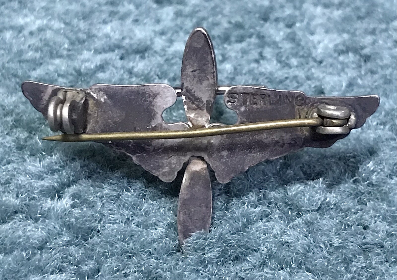 Original Pair Of Matching Early WWII Sterling Air Corps Propeller Pins ...