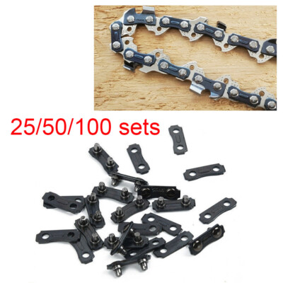 USA 3/8LP Chainsaw Chain Repair Kits for 3/8-LP Master Links Tie Straps ...