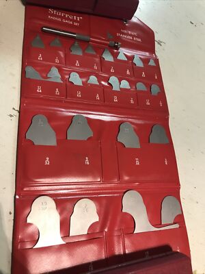 Inspection Gauges - Starrett Radius Gage Set