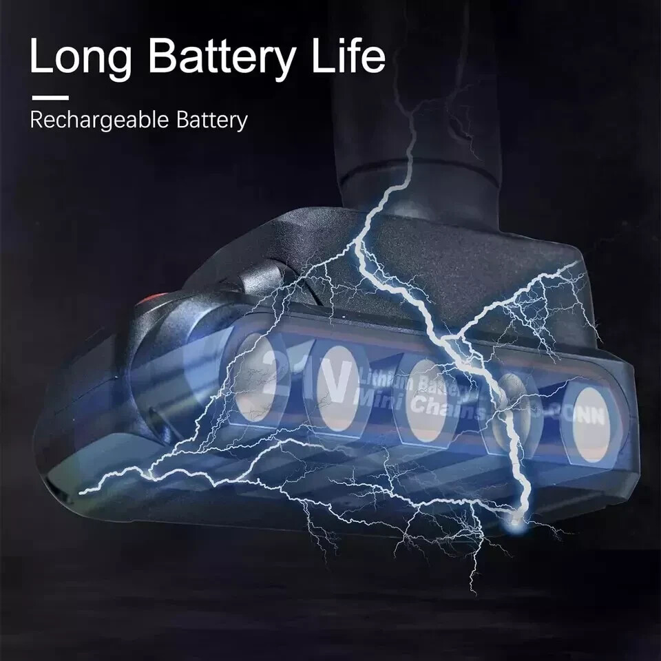Mini Chainsaw Battery Replacement, 21V MAX 2000Mah Rechargeable | eBay