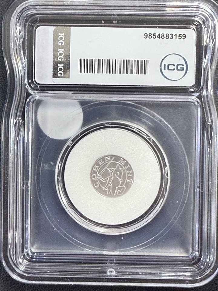 Rhodium 1 Gram Bald Eagle Round Cohen Mint .999 ICG MS69 Graded In Mint ...