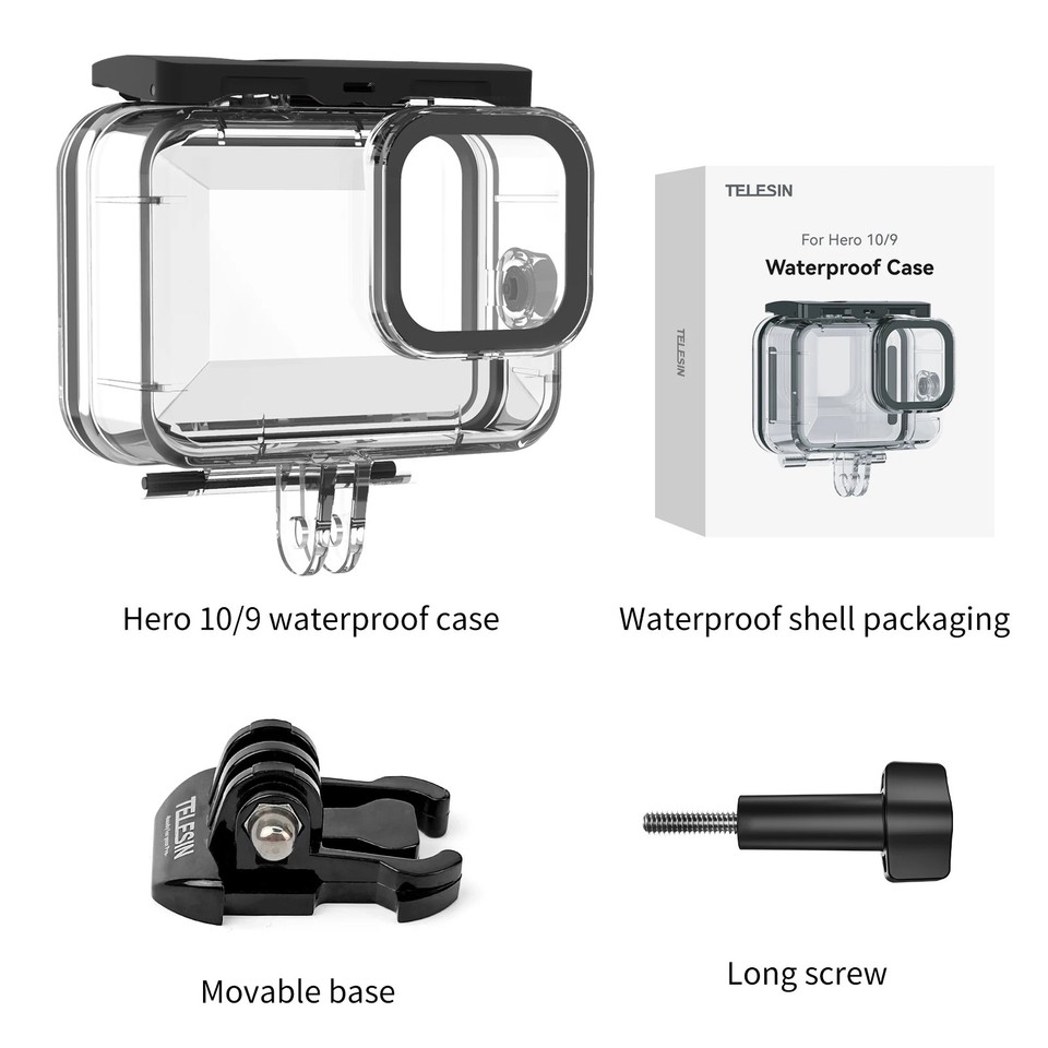 Underwater Diving Housing Cover Waterproof Case For GoPro Hero Action ...