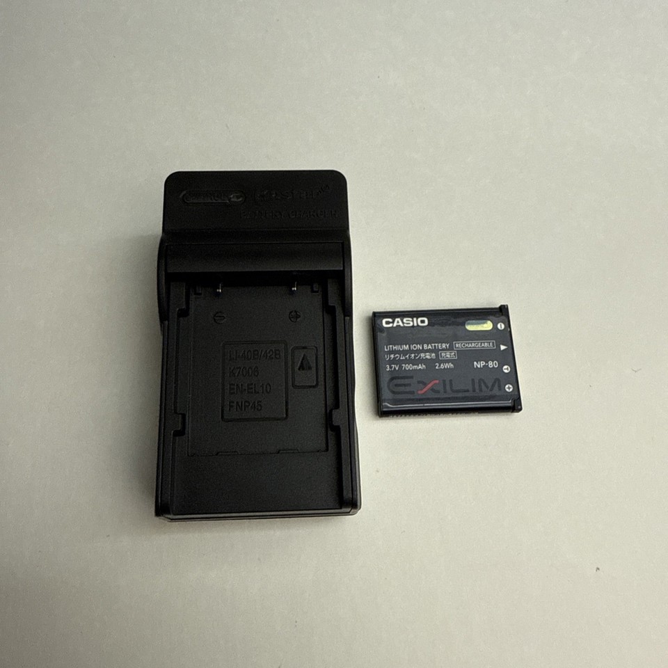 Casio Exilim EX-S5 Blue Digital Camera w/ Battery, Charger, & 2GB SD ...