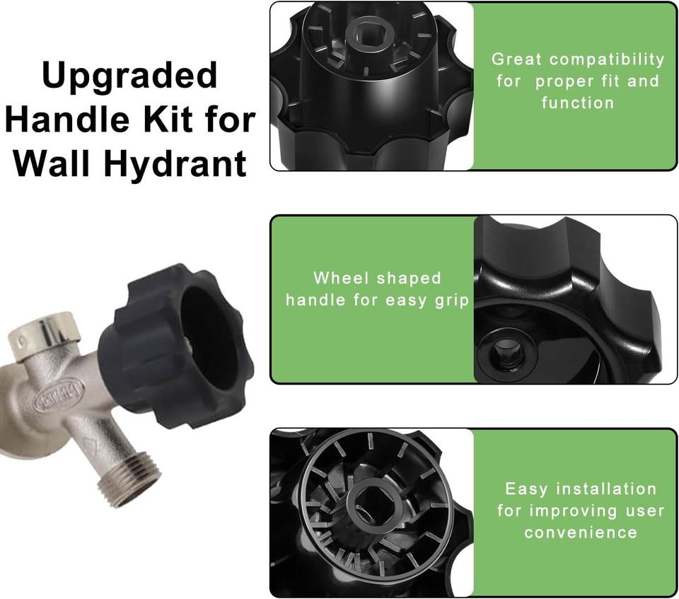 630-8500 Wall Hydrant Handle Kit 630-7965 For Prier Mansfield 300 400 ...