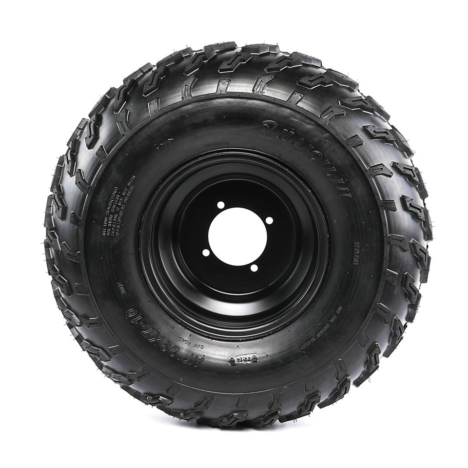 Pair 23x7-10'' ATV Wheel Tires Rim 23x7x10 23-7-10 Mower Go Kart Golf ...
