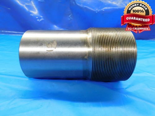 SHOP MADE 2 7/16 16 UN 2B THREAD PLUG GAGE 2.4375 GO ONLY P.D. = 2. ...