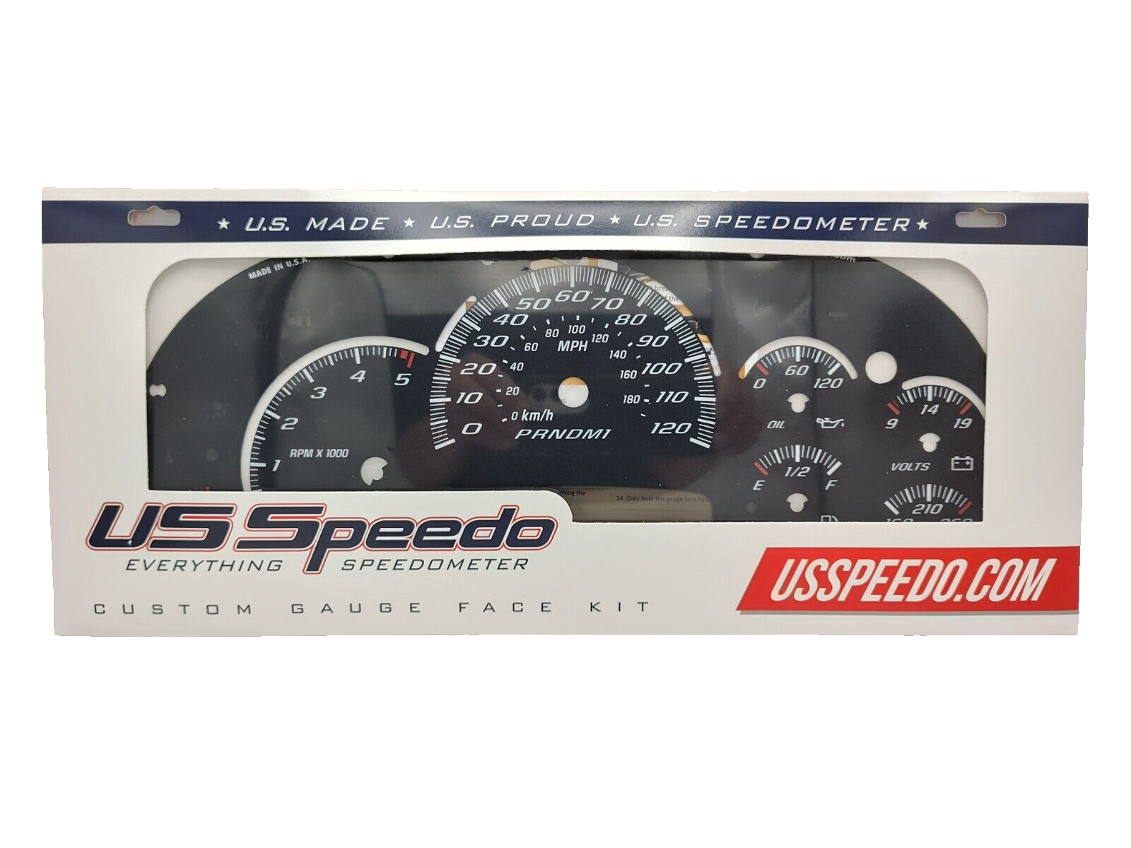 US Speedo SS Style LED Edition Black Gauge Face 2006 07 2500 Diesel GM ...