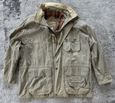 Woolrich Jacket Mens XL Fieldstone Birdwatch Outdoors Camping Nature ...