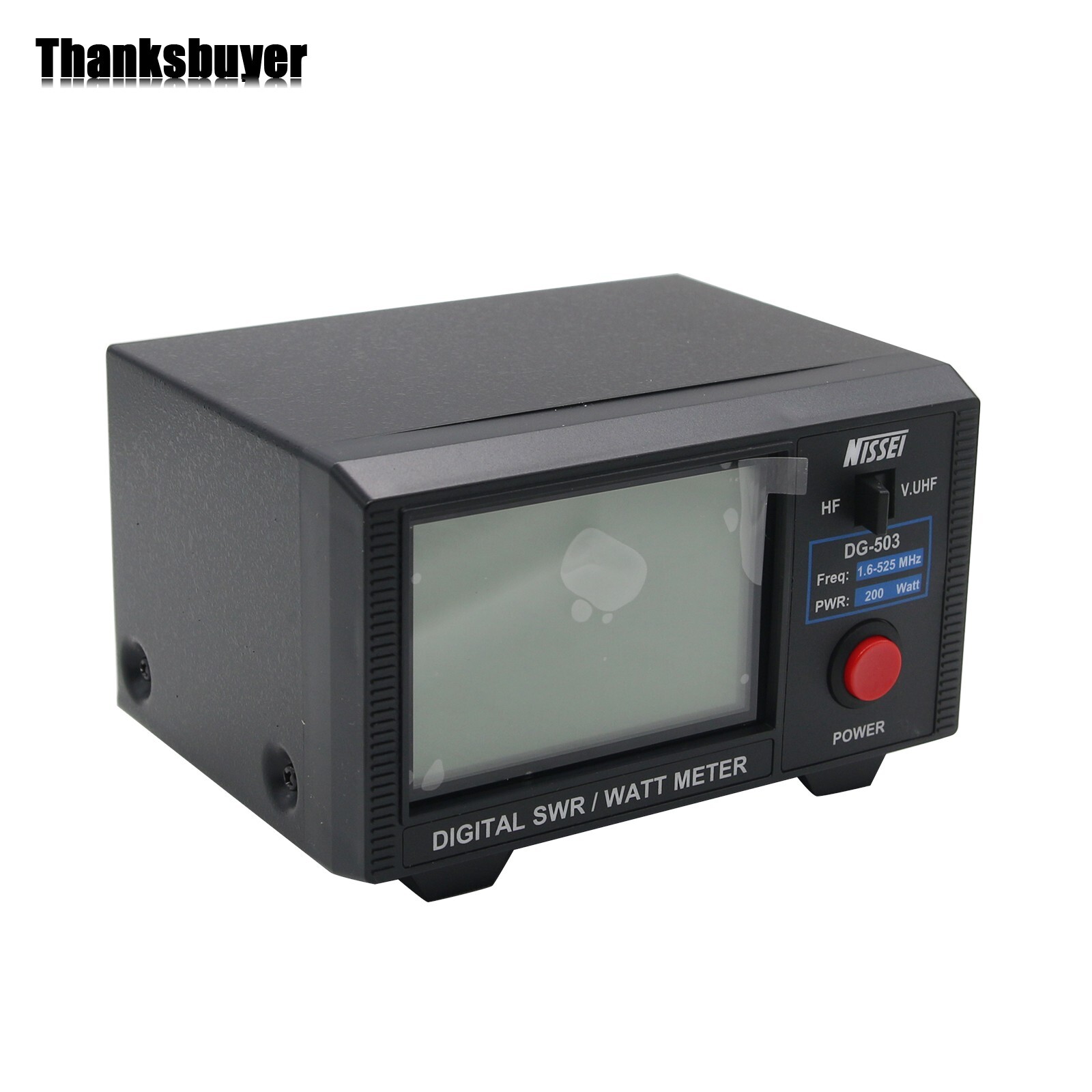 Digital SWR WATT Meter 3.5" LCD For Walkie Talkie Handheld Transceiver ...