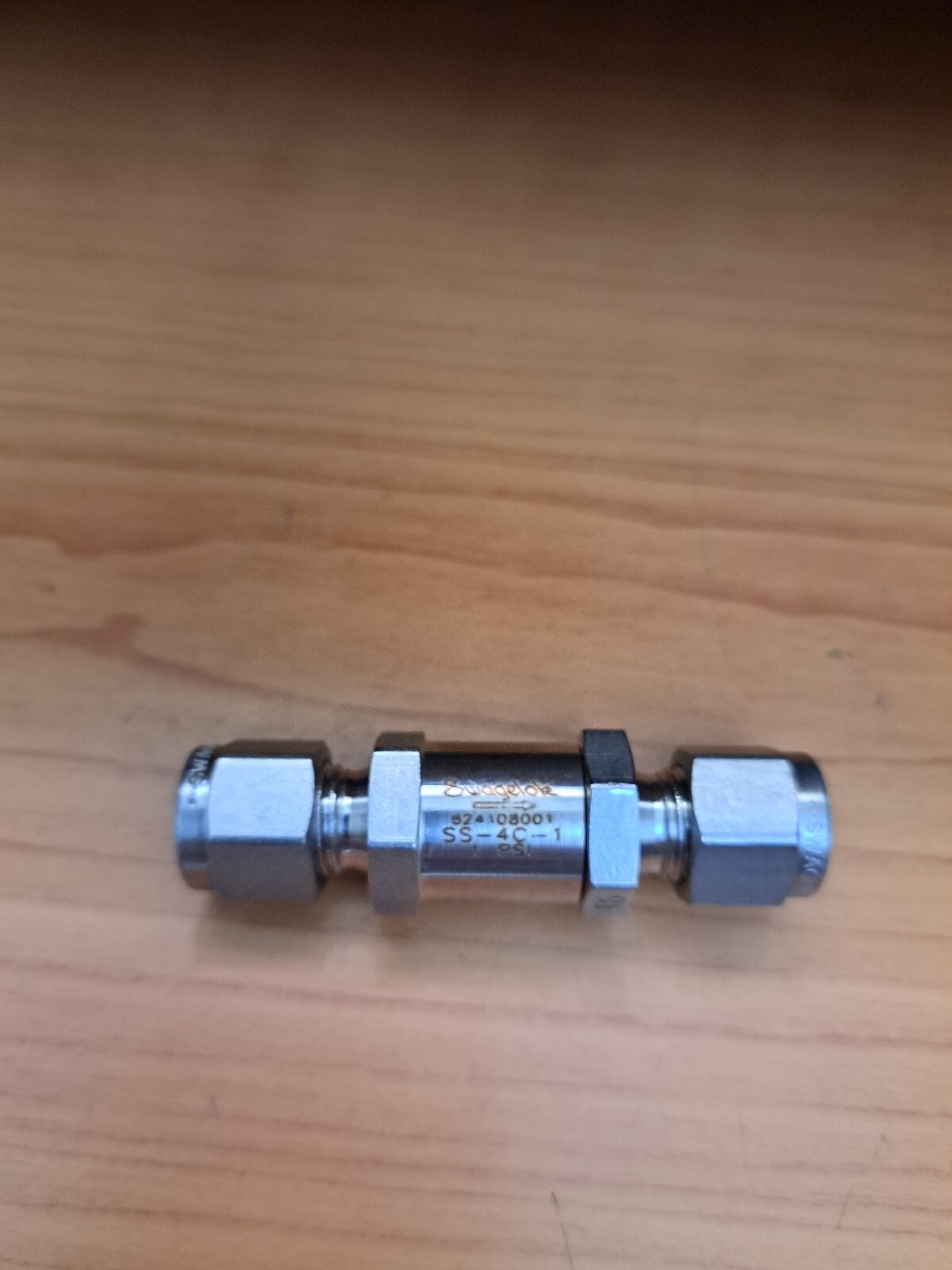 Swagelok+Check+Valve+316+SS+3000+PSI+Ss-4c-1+6mm for sale online | eBay