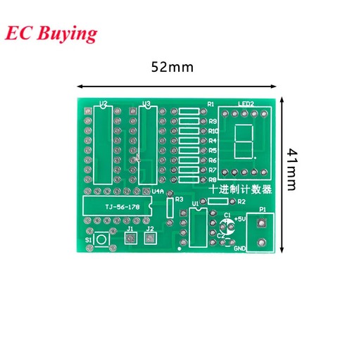 Decimal Counter Kit, Electronic Production Training, 5V DIY Counter ...
