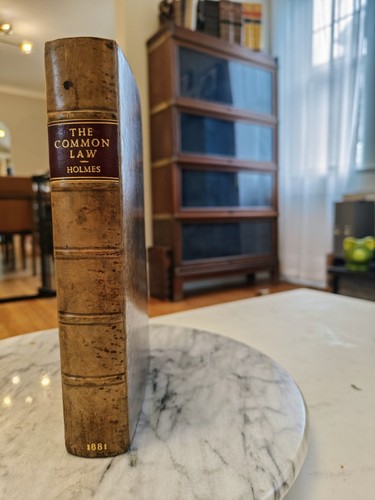 The Common Law - Oliver Wendell Holmes - First Edition - 1881 - Fine ...