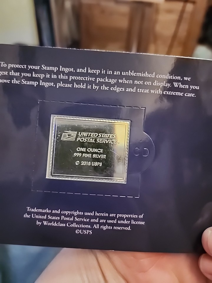 USPS Air And Space Pure Silver bar. 1 Oz | eBay