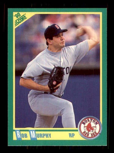 1990 Baseball Score Rob Murphy Boston Red Sox #181 | eBay