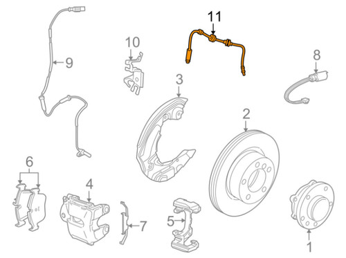 NEW BMW 1 E81 FRONT BRAKE HOSE 34306790550 OEM NO IMPORT DUTIES TO 🇺🇸 ...