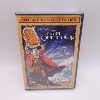 The Ten Commandments (DVD, 1956, Special Collectors Edition) New Sealed ...