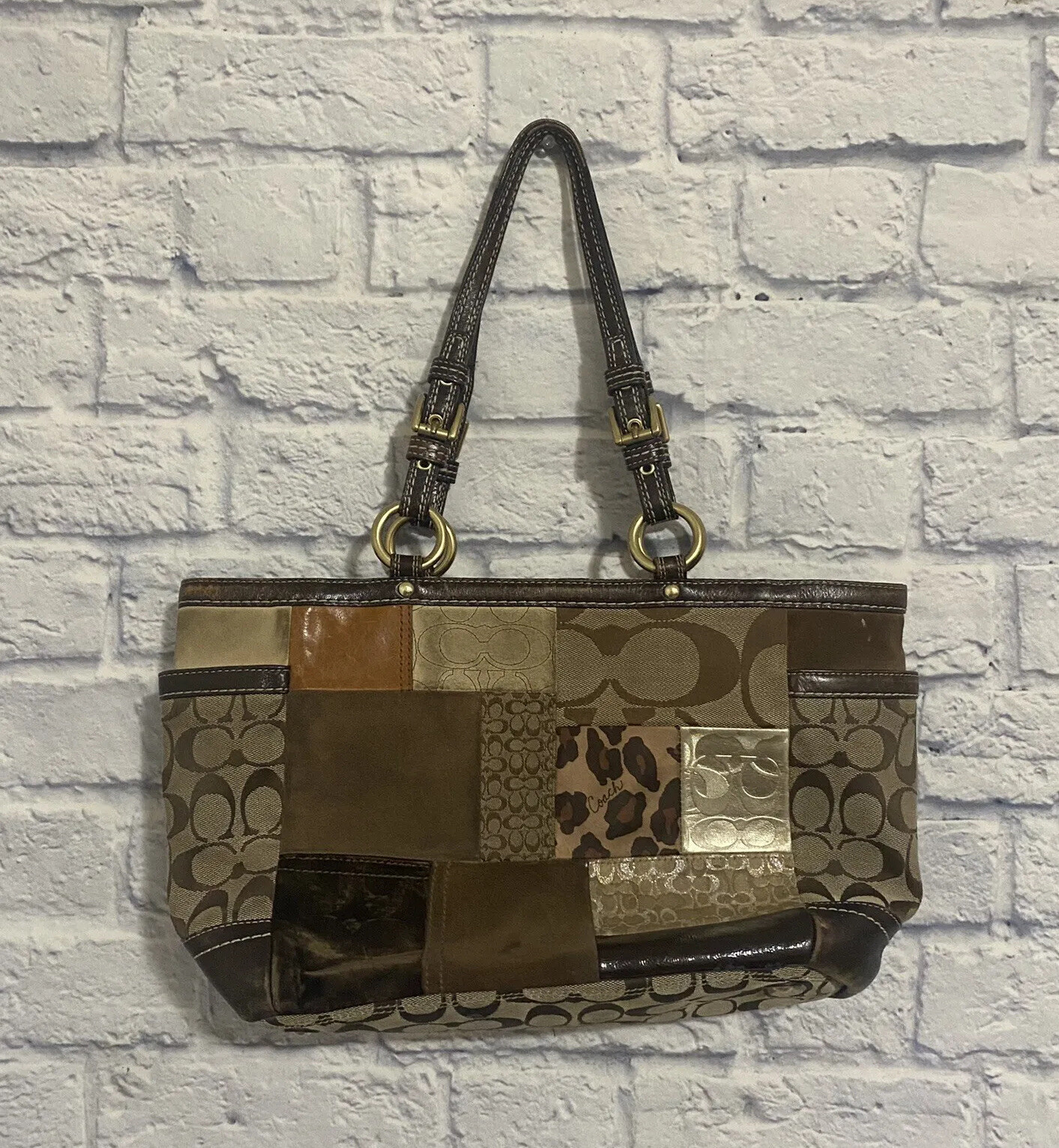 Coach Signature Patchwork Limited Edition Purse Bag F… - Gem