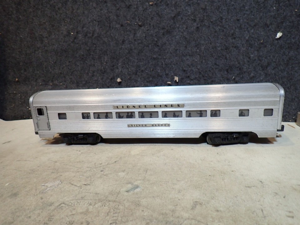 Lionel Postwar 2534 Lionel Lines Aluminum Silver Bluff Pullman ...
