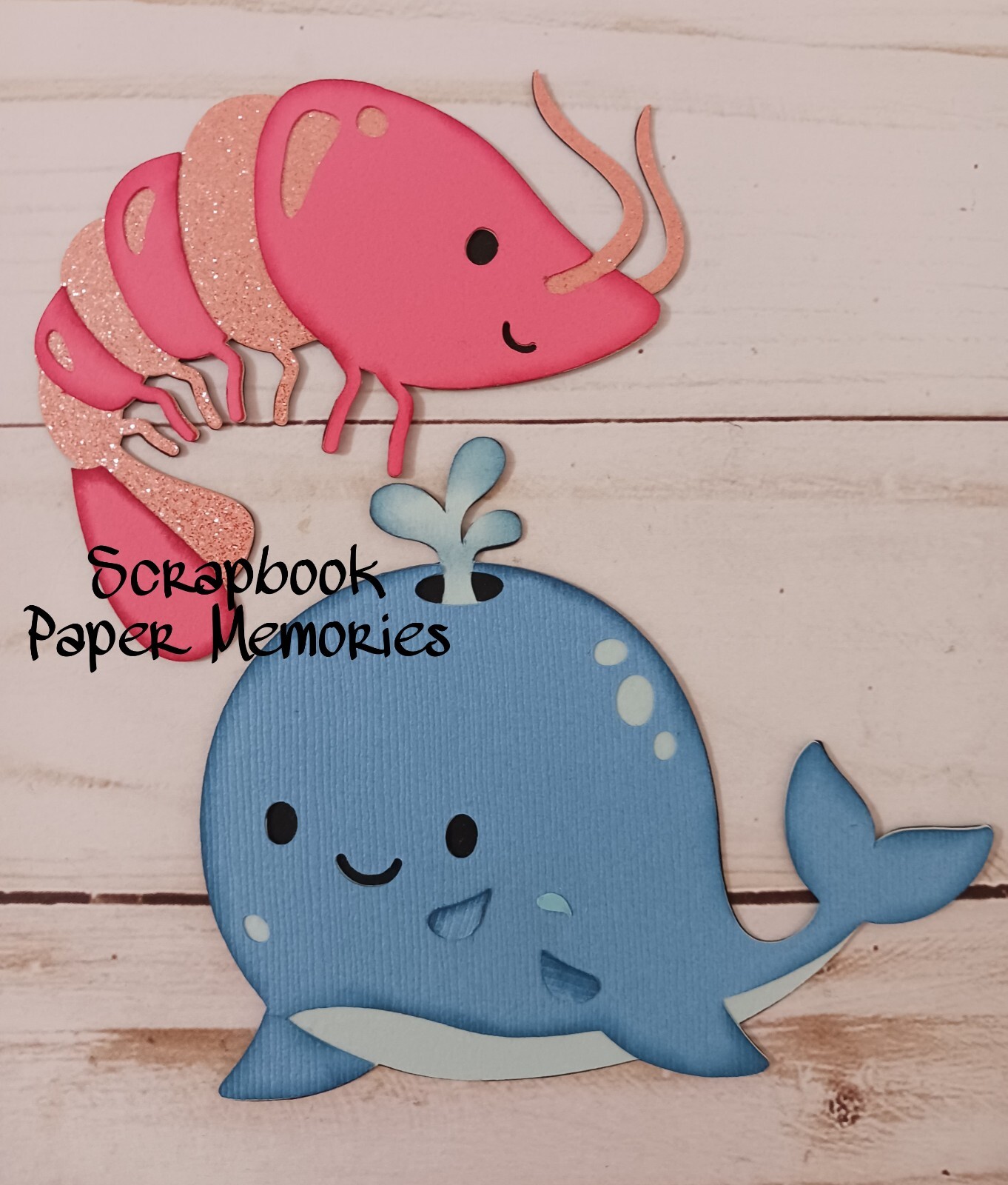 SEA PALS pieces, Set of 2, Shrimp and Whale Sea Pals, Sea Water, Summer ...