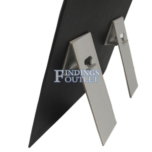 Black Faux Leather 15 Hook Necklace Chain Jewelry Display Holder Easel ...