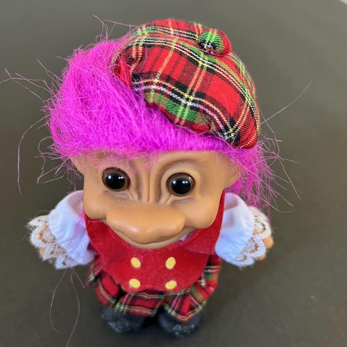 SCOTTISH TROLL Russ Lucky Around World SCOTLAND Fuchsia | eBay