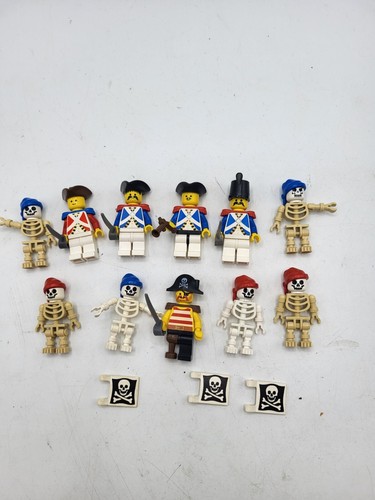 Vintage Lego Pirates Imperial Soldiers Minifigure Lot Skeletons/Red ...