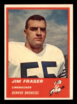 1963 Fleer Football #86 Jim Fraser NM/MT | eBay