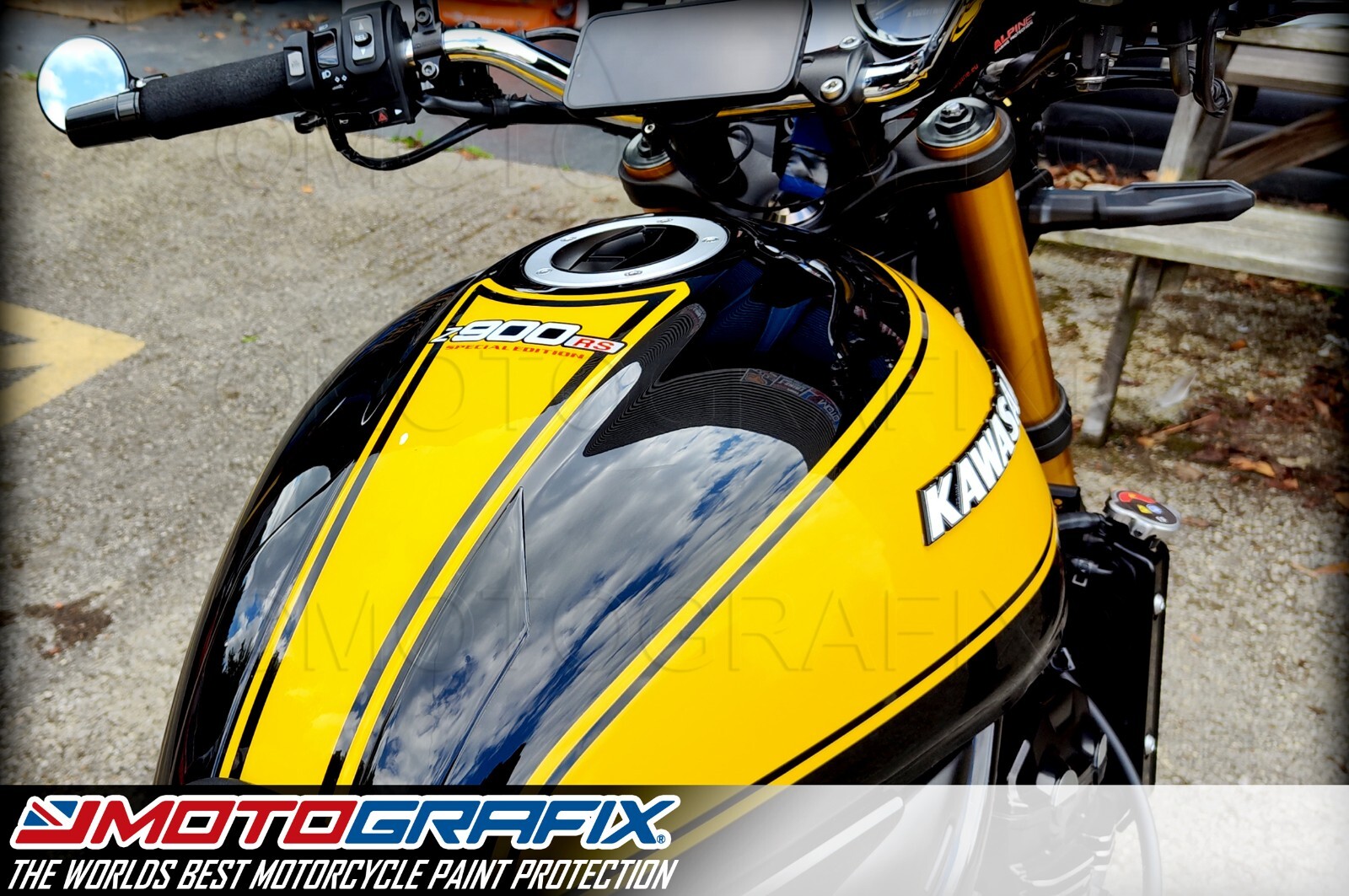 Kawasaki z900rs 2017 - 2024 Motorcycle Tank Pad Protector Paint ...