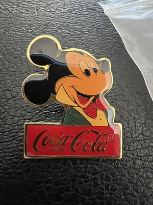DISNEY WDW LE CAST PIN 15TH ANNIVERSARY COCA-COLA COKE FRAMED SET ...