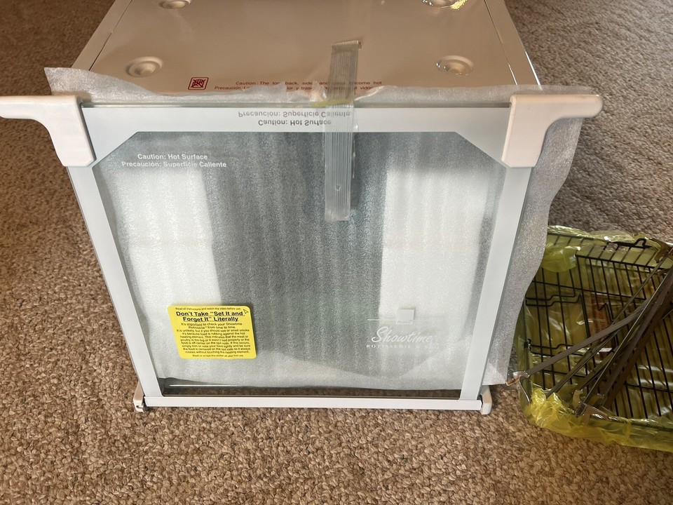 Ronco Showtime 4000NR Rotisserie & BBQ Oven - White Plus Accessories ...