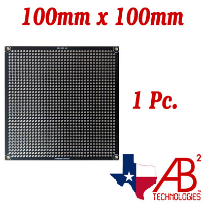 1 Pc Black PCB Proto / Perf Boards Double Sided 100mm x 100mm | eBay