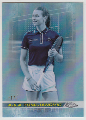 2024 Topps Chrome Tennis Ajla Tomljanovic #151 Frozen Fractor -1/0 SSP ...