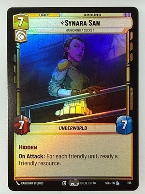 Star Wars Unlimited - Synara San Foil 735 | eBay