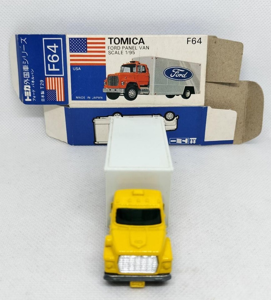 {Blue Box Tomica F64-2-1} Ford Panel Van [Initial Lot] Unused Good ...