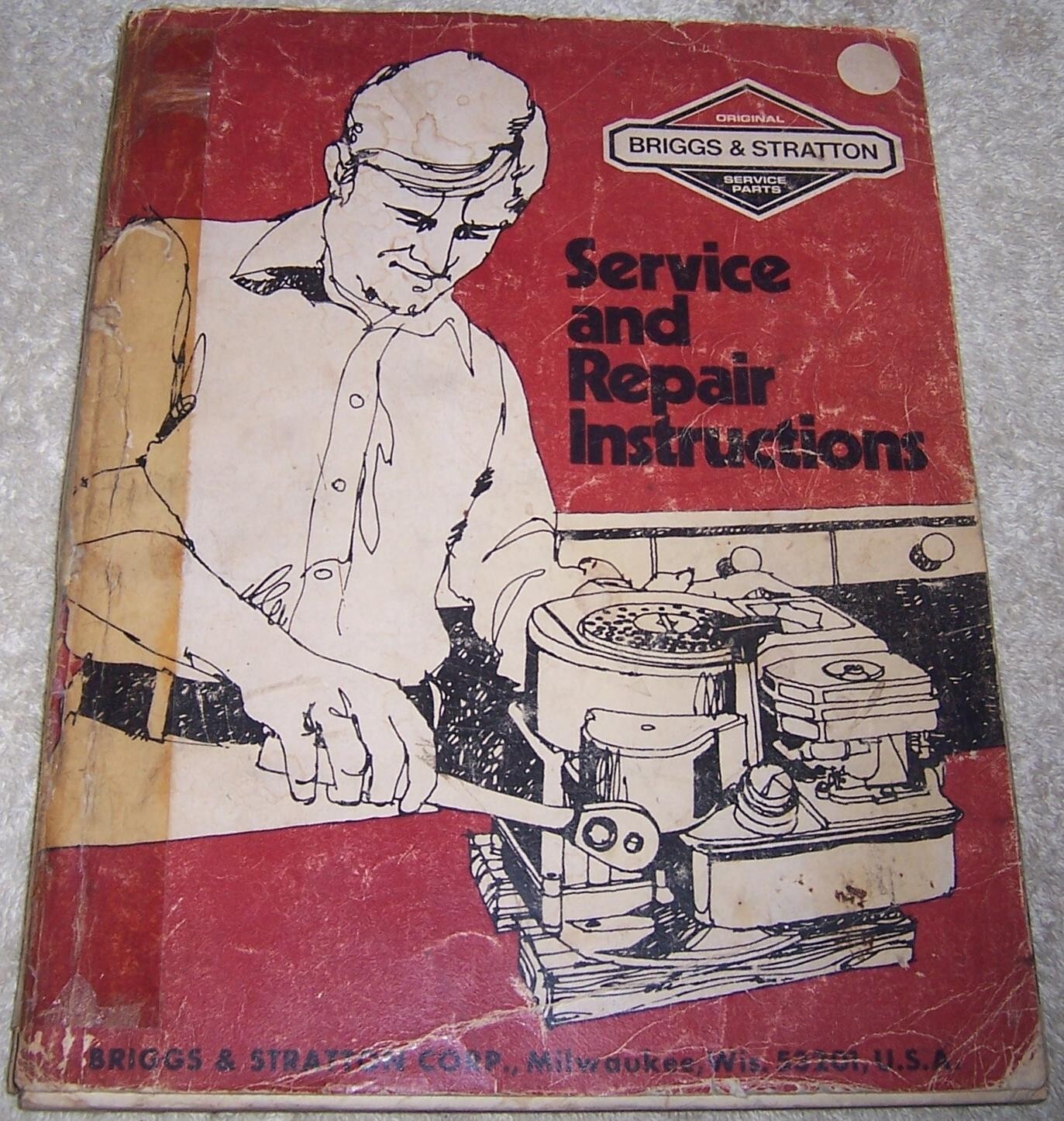 Briggs & Stratton Service and Repair Instructions pb small engine ...