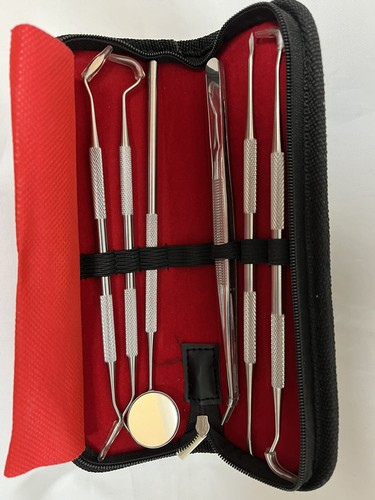 Professional Dental Oral Kit-Scaler Probe Pick SET Mirror-Tools German ...