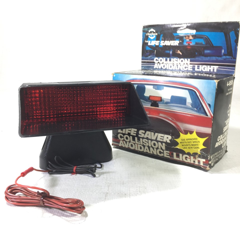 Vintage Chieftain Brake Lamp Collision Avoidance Light Rear | eBay