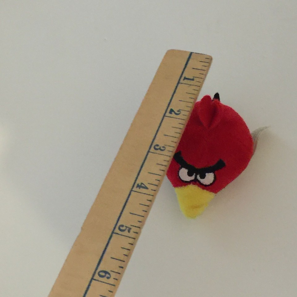 Rovio Angry Birds Red Bird finger, puppet Plush 2012 | eBay