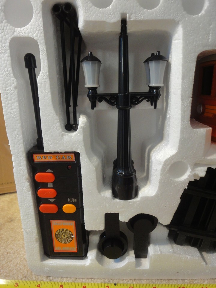 Disney California, Red Car Trolley Remote Control R/C Train Set ...