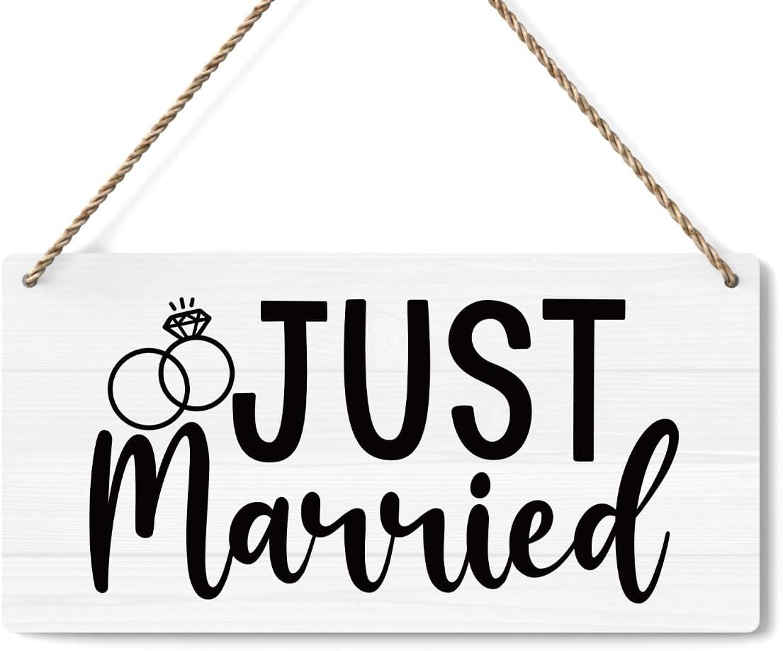 Printable Just Married Signs
