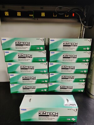 Lot of 11 KIMTECH Science Brand 34133 198 Count Kimwipes Delicate Task ...
