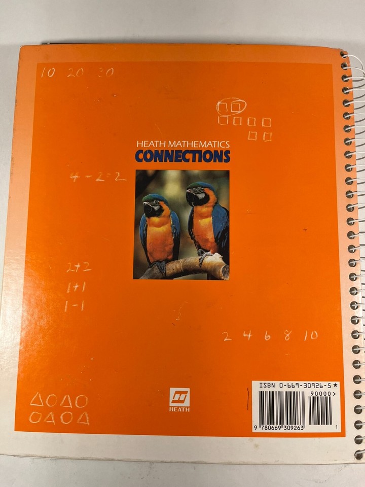 Heath Mathematics Connections Teacher's Edition Level 1 vol. 2 1994 ...